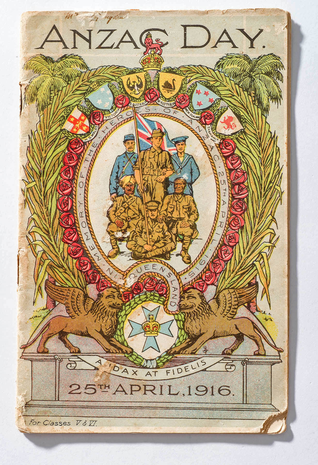 ANZAC Day 1916 – Queensland School Journal – Queensland Museum Blog