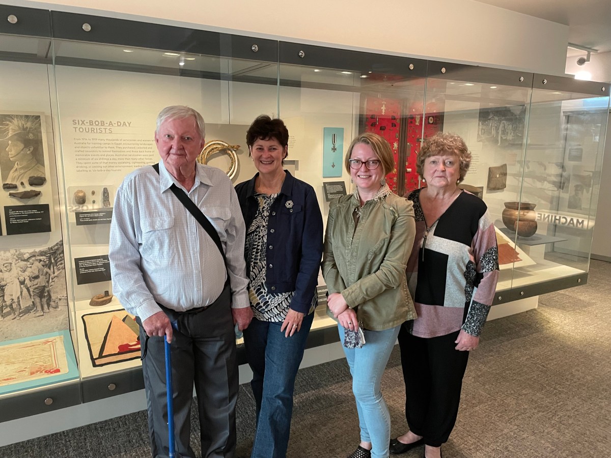 Dimmick family visit Anzac Legacy Gallery at Queensland Museum ...